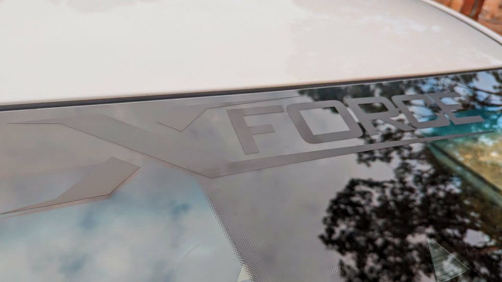 Xforce Matte Black Window Decal - Prestige Exhausts